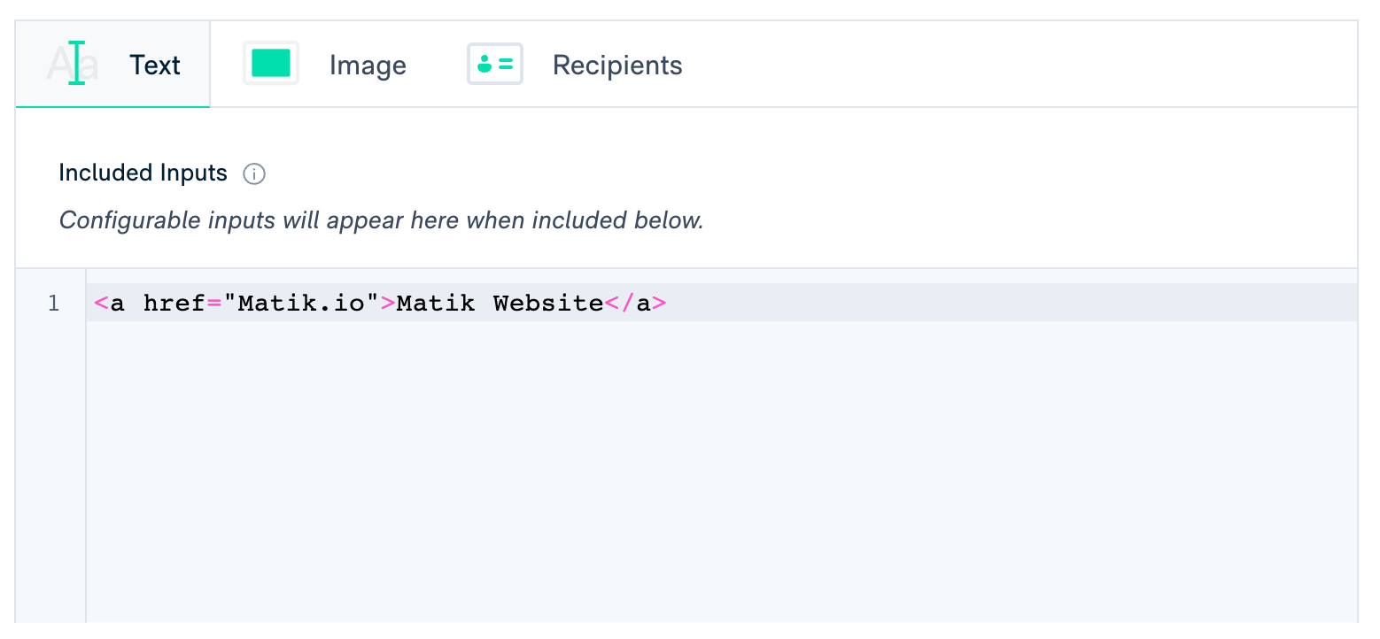 Rich Text Formatting – Matik